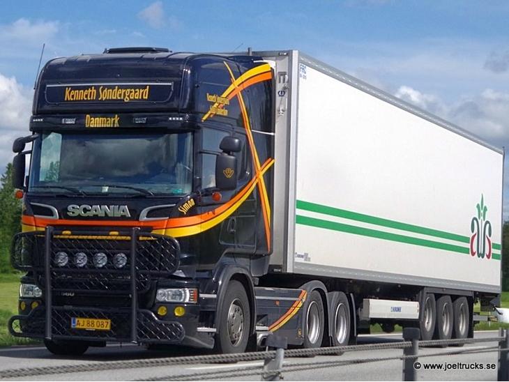Danska Lastbilar 2 - Diverse lastbil - Uploadet af Joel N