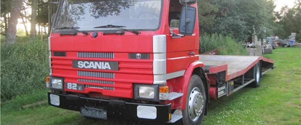 Scania 82m - 1986 - skal anvendes til træpiller o...