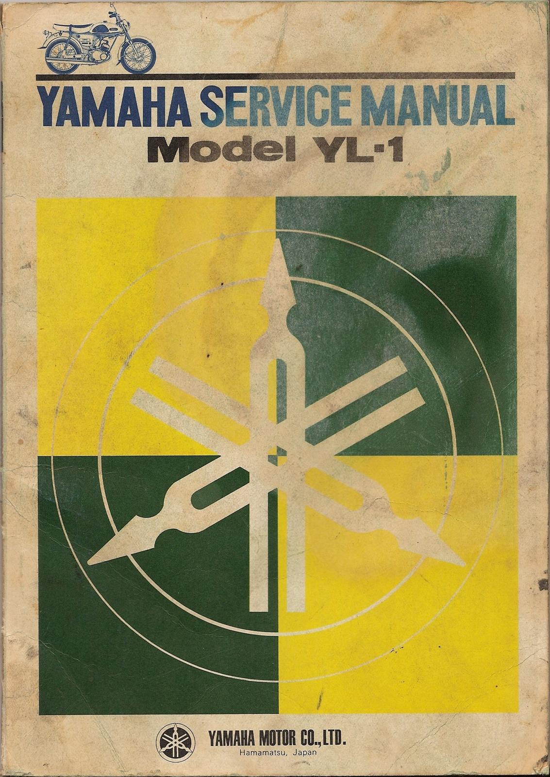 Yamaha YL-1 Twin jet Værksteds manual - Guider - Fotos fra munk J