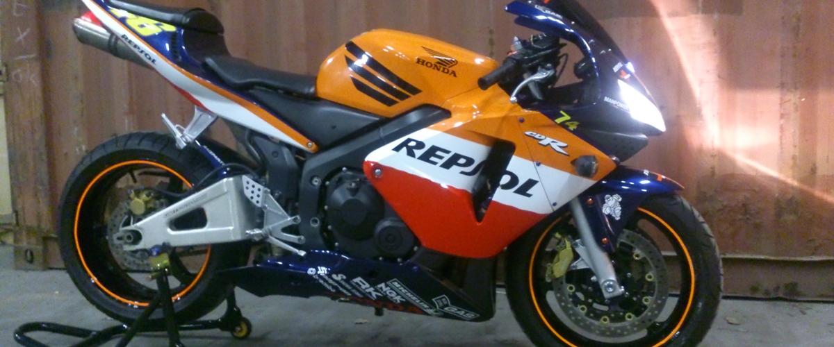 Honda CBR600 RR REPSOL-ROSSI Solgt - 2003 - Den Lyder sindsygt VILDT ...