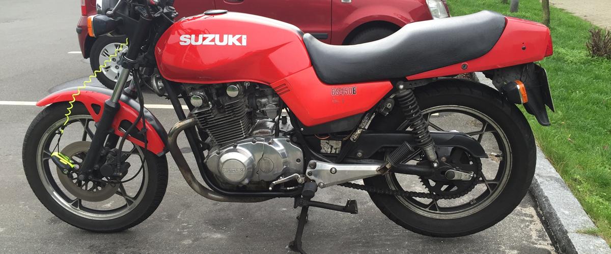 Suzuki GS450E - 1984 - min 3 MC købt billigt af kon...