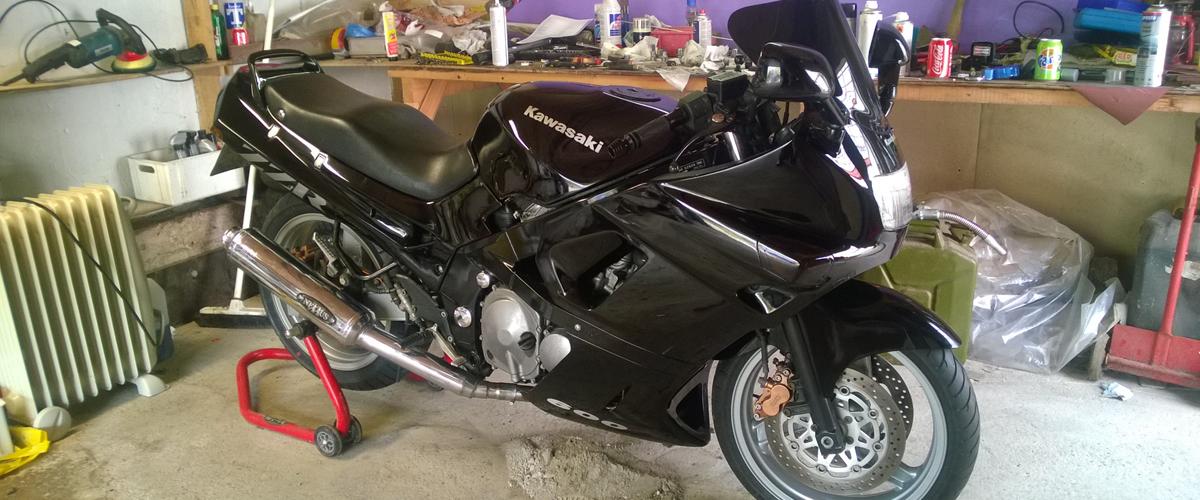 Kawasaki ZZR 600 (zx600d) - 1991 - Købt 27 april 2008 3maj: Ski...