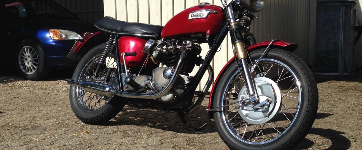 Triumph T120 - 1969 - Den blev købt i sommeren 2014...