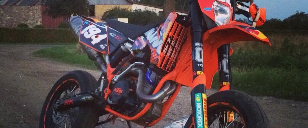 KTM 400 EXC - 2002 - Fed bycykel ;)