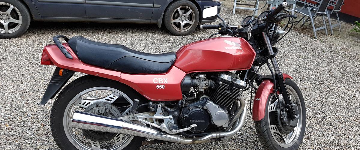 Honda CBX 550 - 1982 - min første mc. jeg er ved at...