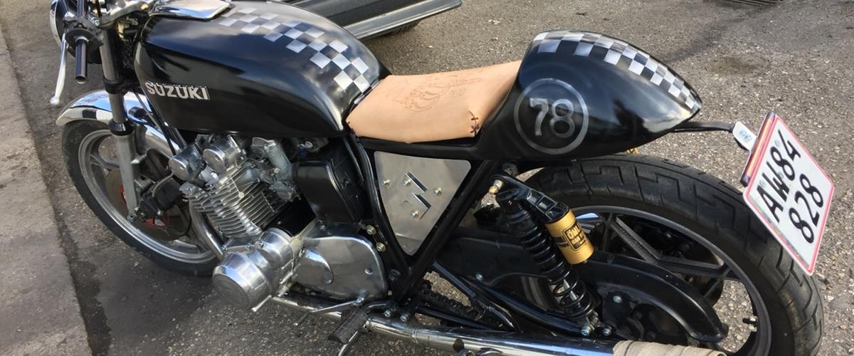 Suzuki GS 750 cafe racer - 1978 - Fed cykel køre utrolig godt,