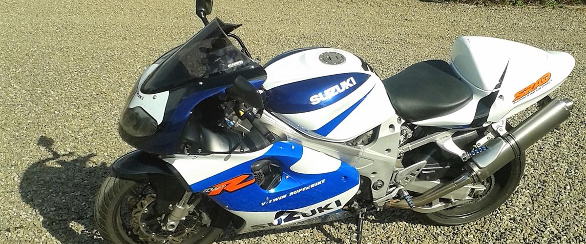 Suzuki TL 1000 R - 1999 - Monocoque i aluminium. Medbær...