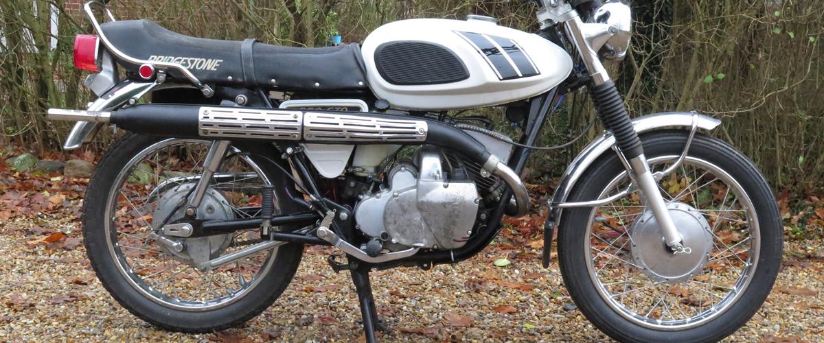 Bridgestone GTO 350 - 1970 - Er autentisk og urestaureret,...