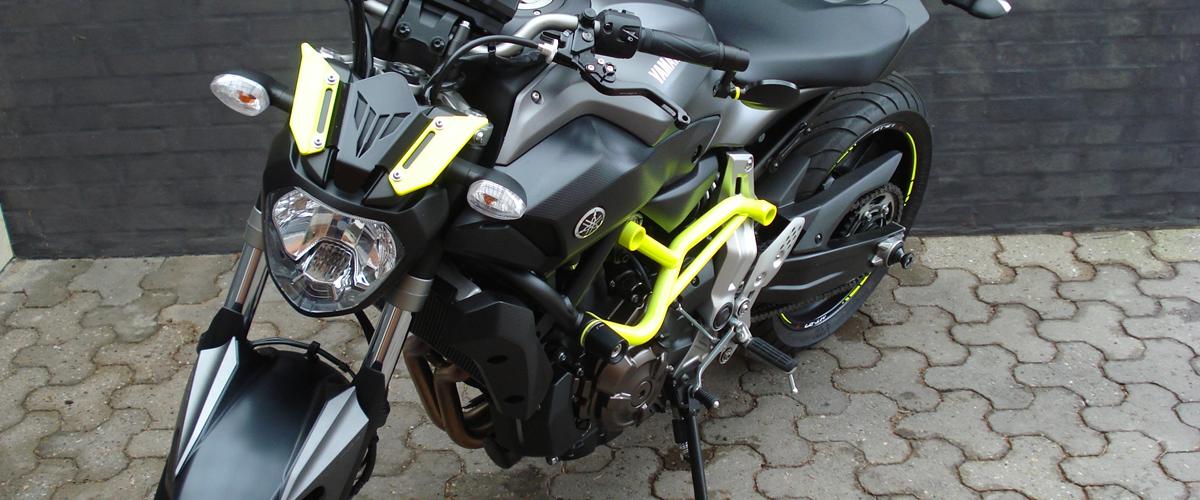 Yamaha MT 07 - 2014 - DET "NEON GULE LYN" ER KLAR T...