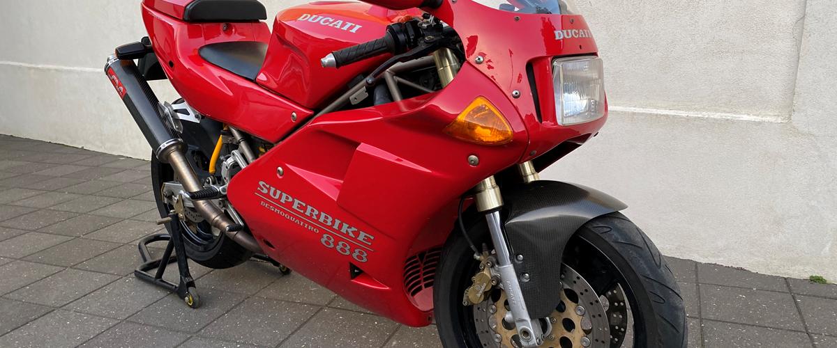 Ducati 888 strada - 1993 - Lige under 20000km så overord...