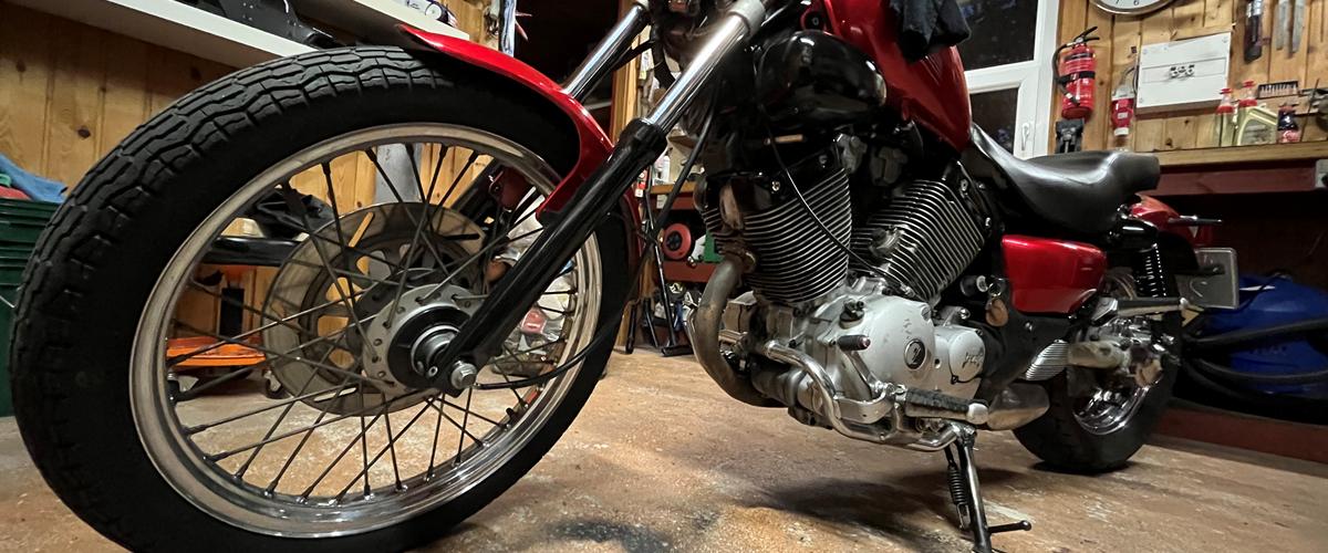 Yamaha XV535 - 1988 - Totalt low Buck projekt. Fik ...