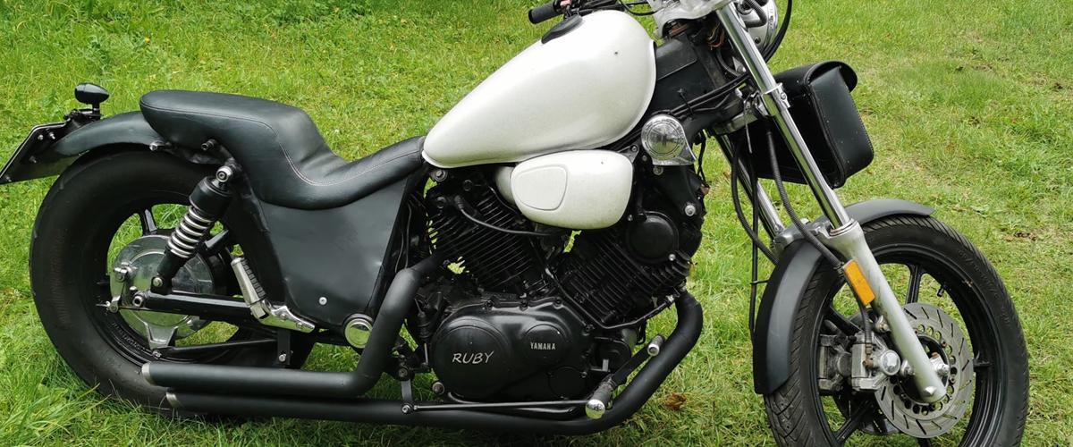 Yamaha virago - 1992 - bygget til hustruen med hjælp...