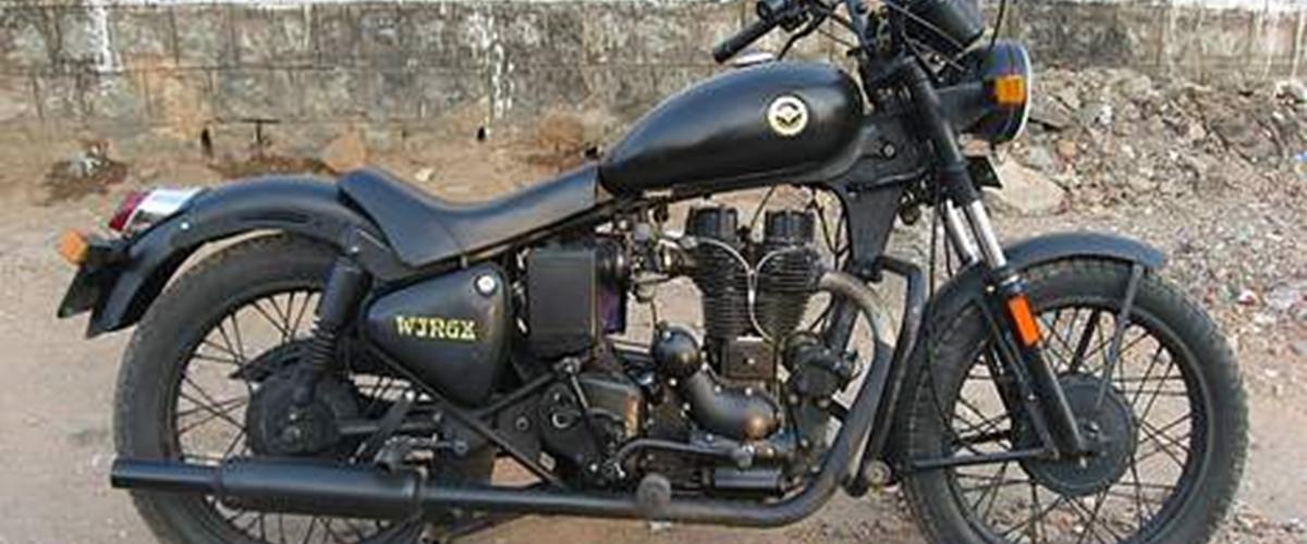 Royal Enfield Bullet Lightning - 2001 - Indisk model. Har gearene på ...