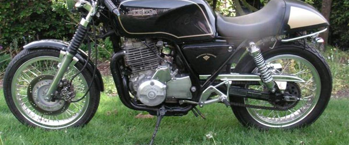 Honda GB 500 CLUBMAN SOLGT - 1991 - Vægt/Kraftforhold: 3,41 kg pr...
