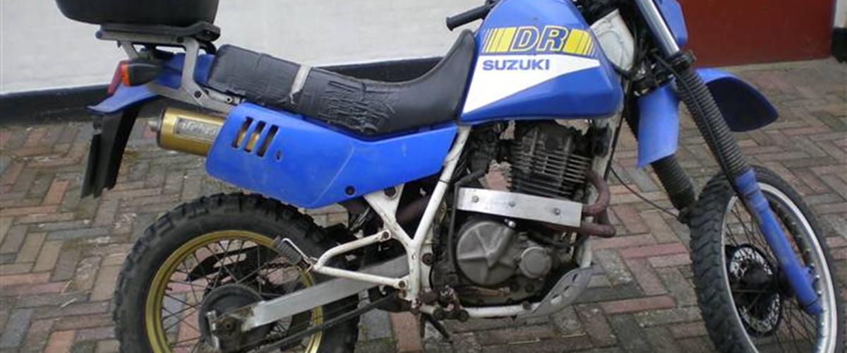 Suzuki DR 500 s - 1989 - Mit primære transportmiddel,