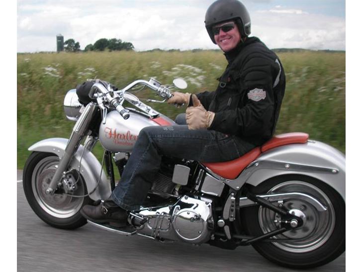Harley Davidson fatboy - 1990 - Dejlig knallert der får et pa...