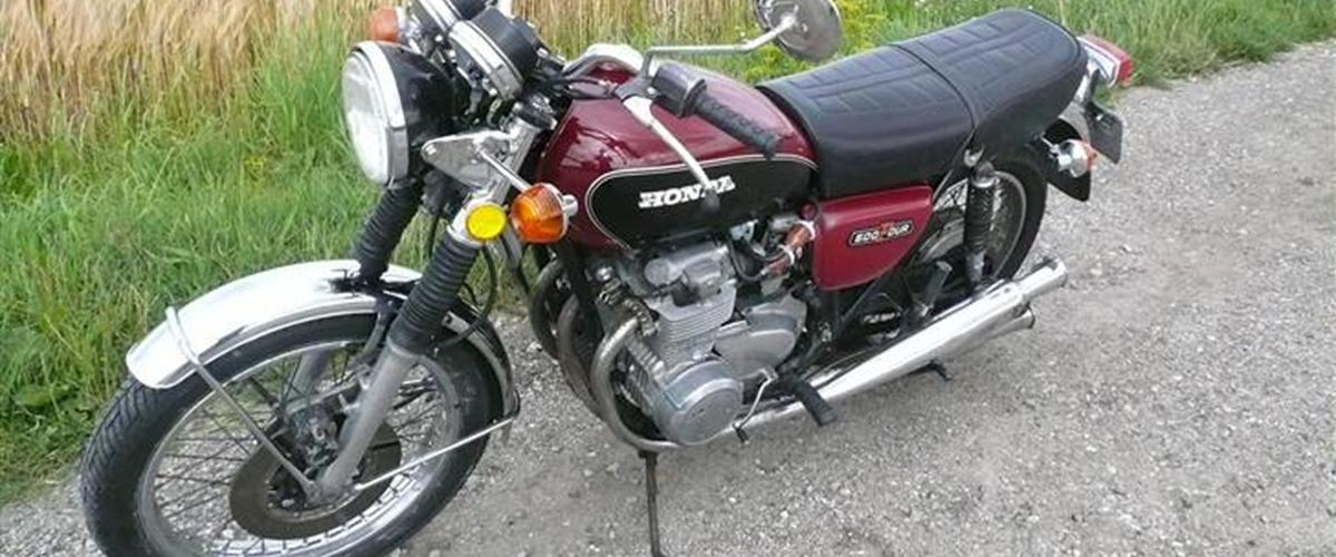 Honda CB 500 Four - 1974 - Købte den i Århus den 19 juli...