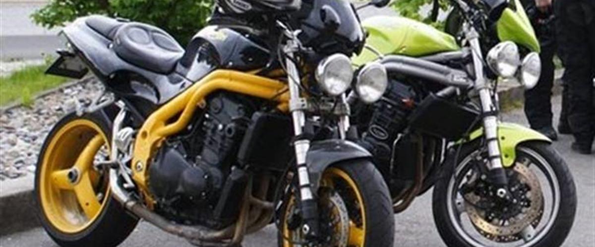 Triumph Speed Triple 955 - 2001 - Har splittet den ad og malet ...