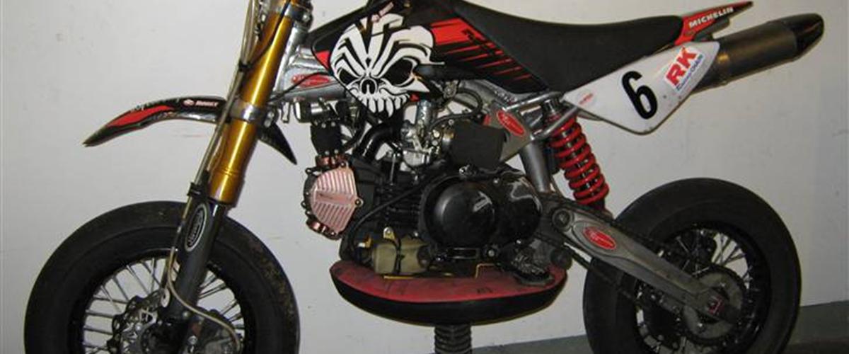 Honda CRF50 kopi mini moto - 2009 - kørt 9 hk supermoto mini i dm...