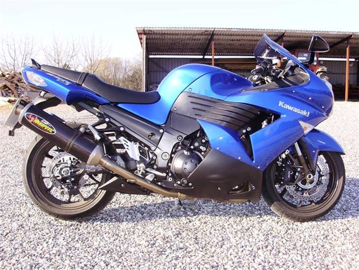 Kawasaki zzr 1400 abs - 2007 - "The Blue Beast" er klasse.