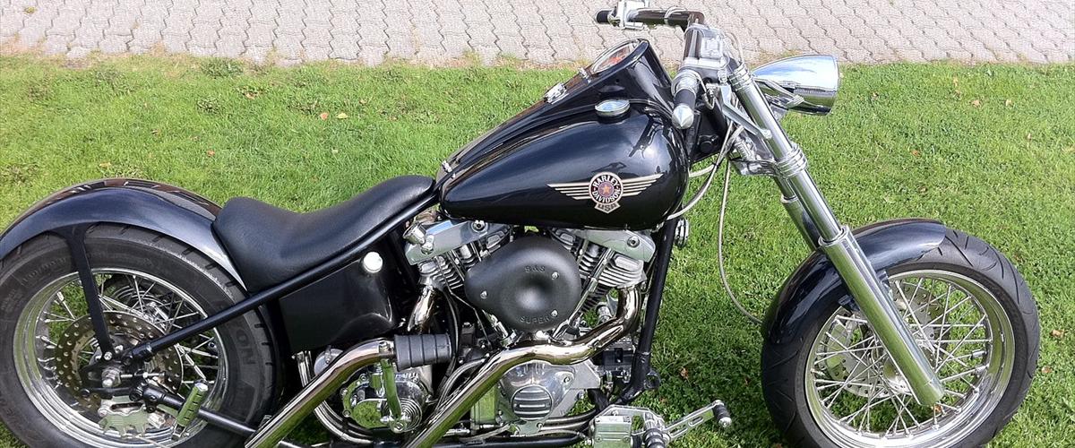 Harley Davidson FLH 1200 stivstel - 1956