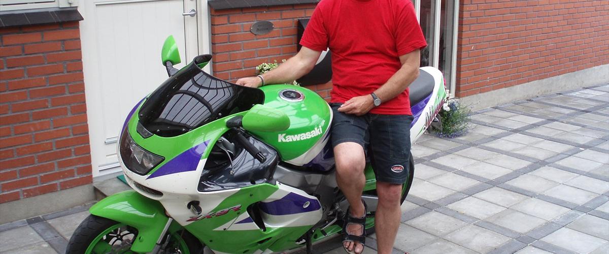 Kawasaki Ninja ZX9R - 1996 - Har købte den her i i midten ...