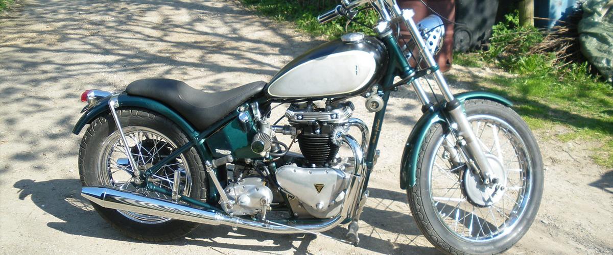Triumph Tiger 100 - 1953 - Cyklen er med 6V system