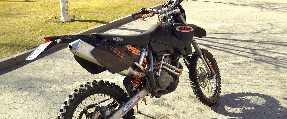 KTM EXC 400 - 2002 - Super sjov og let kørt mudder...