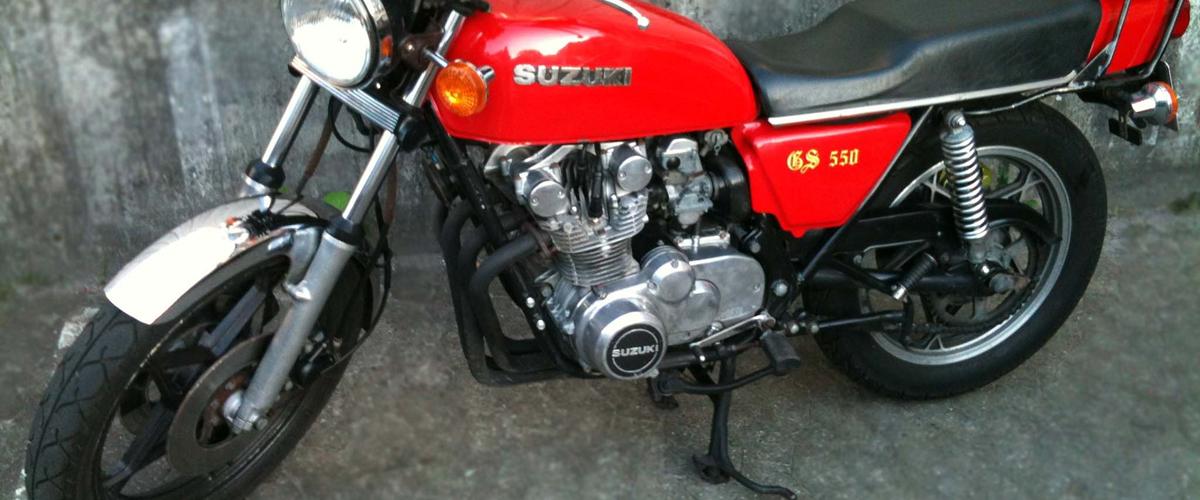 Suzuki GS 550 - 1979 - 16 km/liter 6-trins gearkasse...