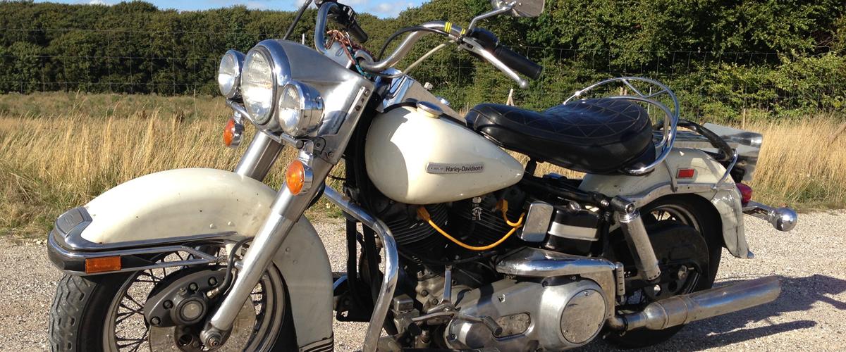 Harley Davidson FLH 1200 - 1975 - Meget original og skal naturl...