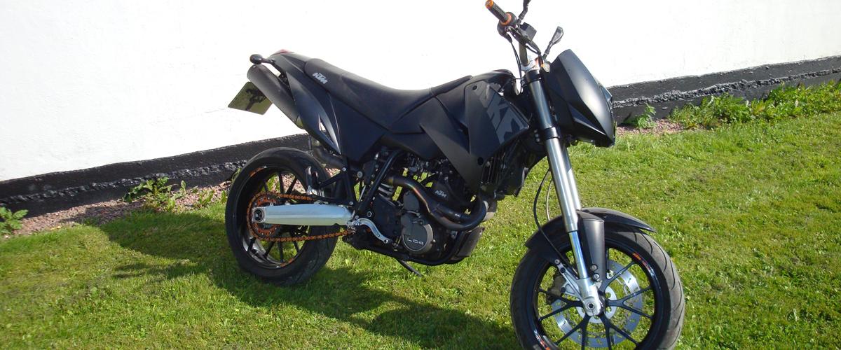 KTM duke 640 - 2000 - min første 1 cylindret cykel....