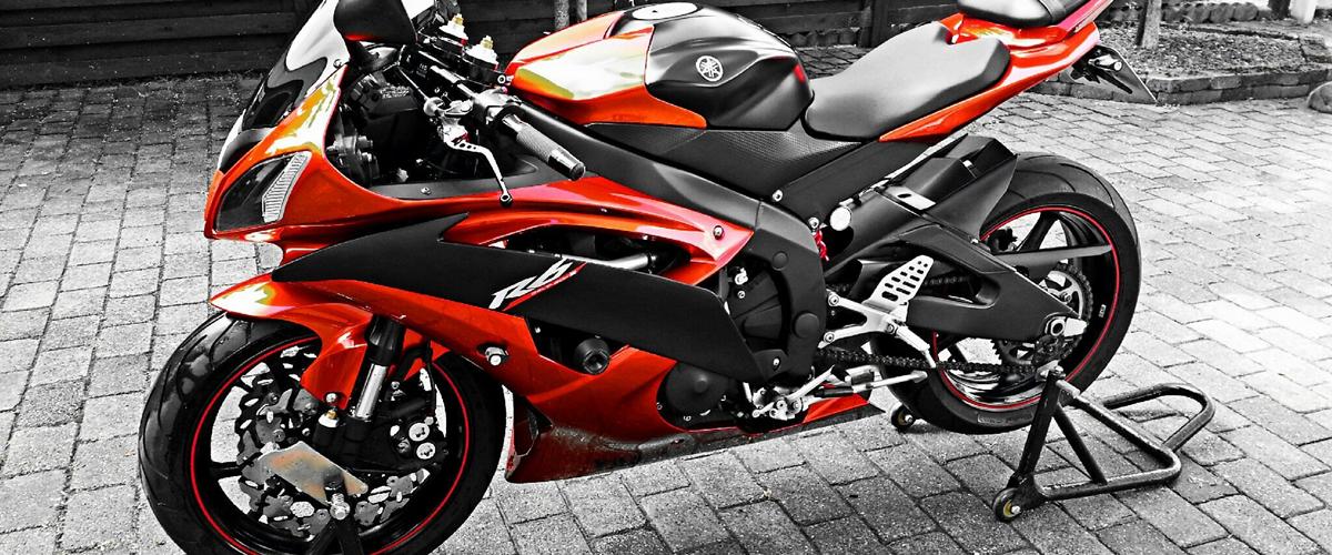 Yamaha YZF R6 - 2008 - Er omlakert i en fed orange/b...
