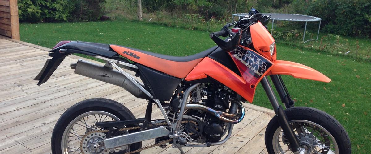 KTM 625 LC4 SC SUPERMOTO - kr. 40000 - brugte mc