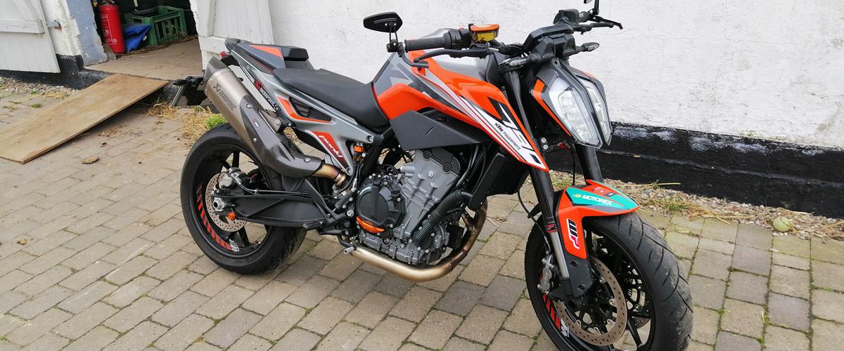 KTM duke 790 - kr. 94500 - brugte mc
