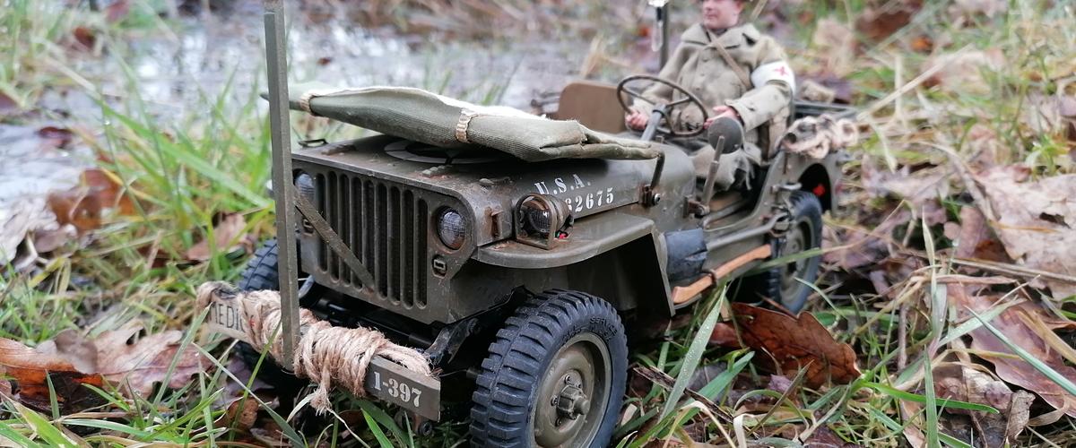WWII Medic Jeep - Diverse RC - Uploadet af RK-RC / René Knudsen