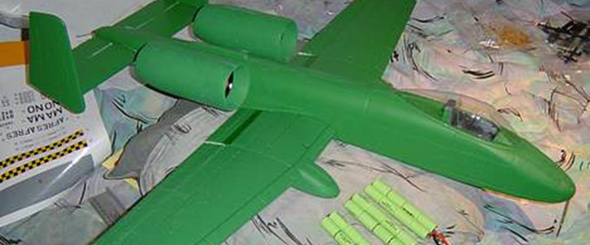 Fly A-10 Thunderbolt Crashet - 2003 - GWS A-10 Park flyer lavet af ...