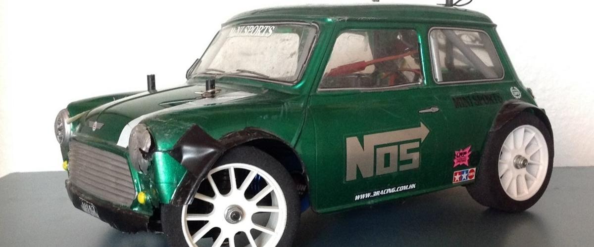 Bil Tamiya Rover Mini Cooper Racing (58211) - 1998 - Min helt gamle M03 ...