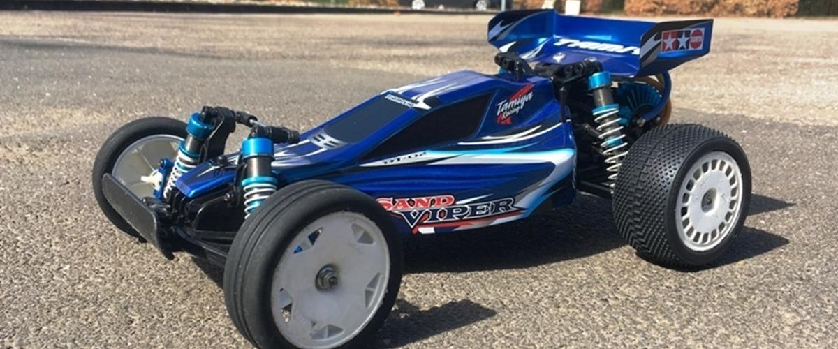 Buggy Tamiya DT-02 MS (Sand Viper) [#49475] - 2007 - Fik fat i en brugt ...