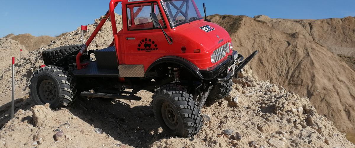 Off-Roader Axial SCX-10 "Unimog 406" - 1968 - Et langstrakt Unimog ...