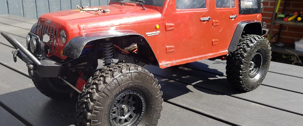 Bil Axial SCX 10 II - 2017 - Købt brugt her inde af Rasmus...