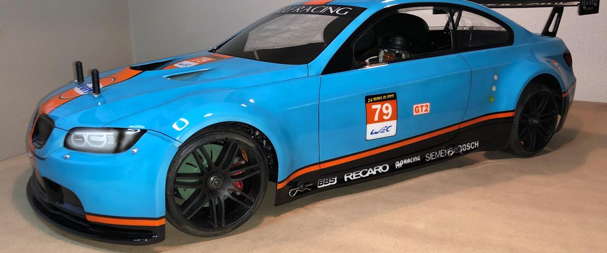 Bil FG Evo 8 BMW ALMS GULF Racing - 2010 - Alt på karossen er malet, der...
