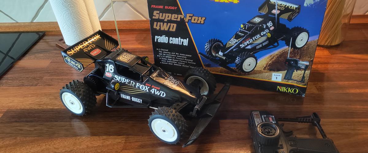 Bil Nikko Super Fox 4wd - 1986 - har en rigtig flot og velhold...