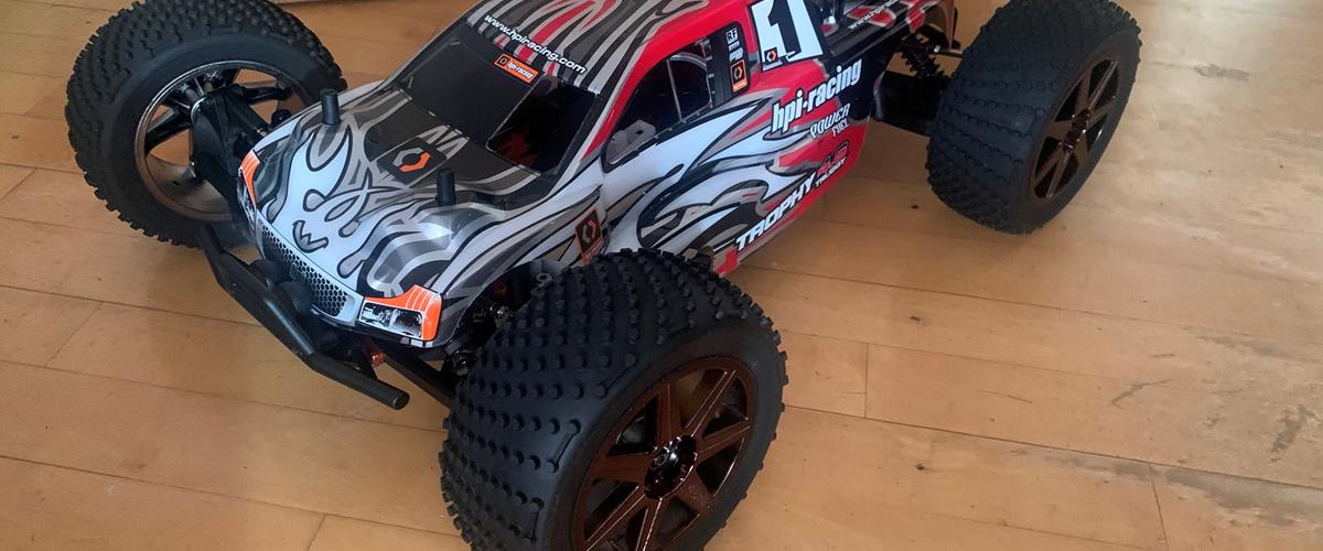 Off-Roader Hpi Trophy Truggy 4.6 - 2021 - Min første nitro bil, købt i ...