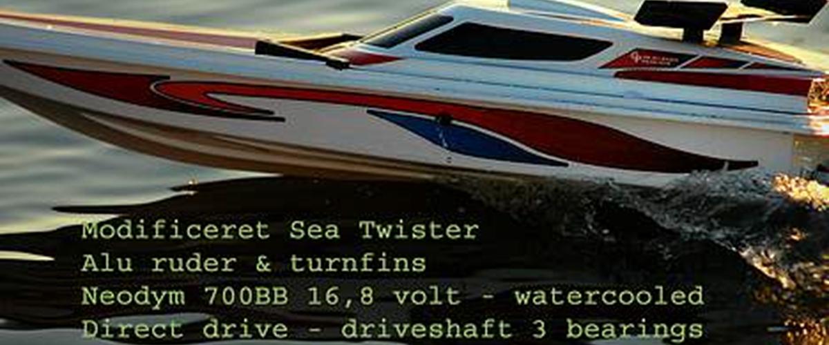 Båd Sea Twister-modified ! - 2004 - Båden er fra starten m. 540 r...