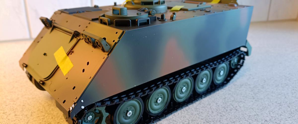 Militær 1/16 tongde M113 A1 ACAV PRO CAMO - 2026 - da jeg var bagerste ...