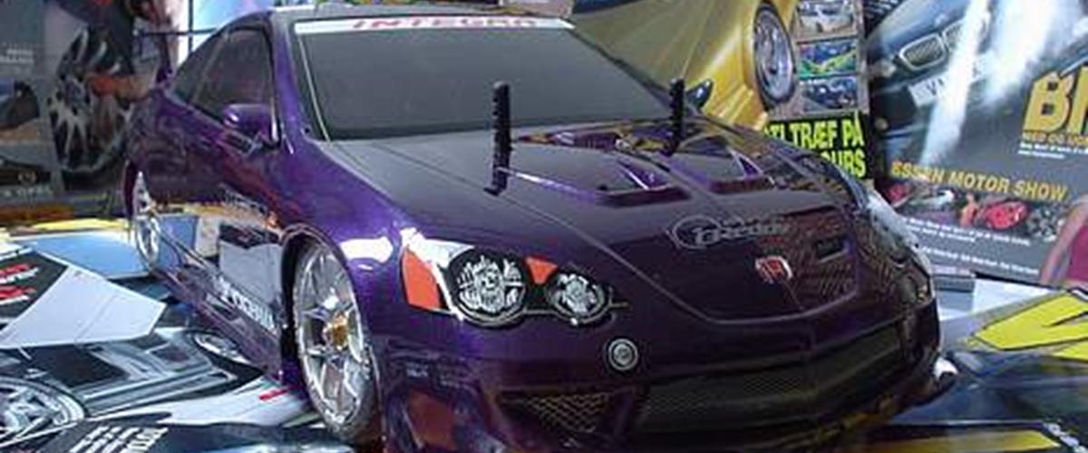 Bil tamiya TA03F - 1997 - en fed gade racer med fut i