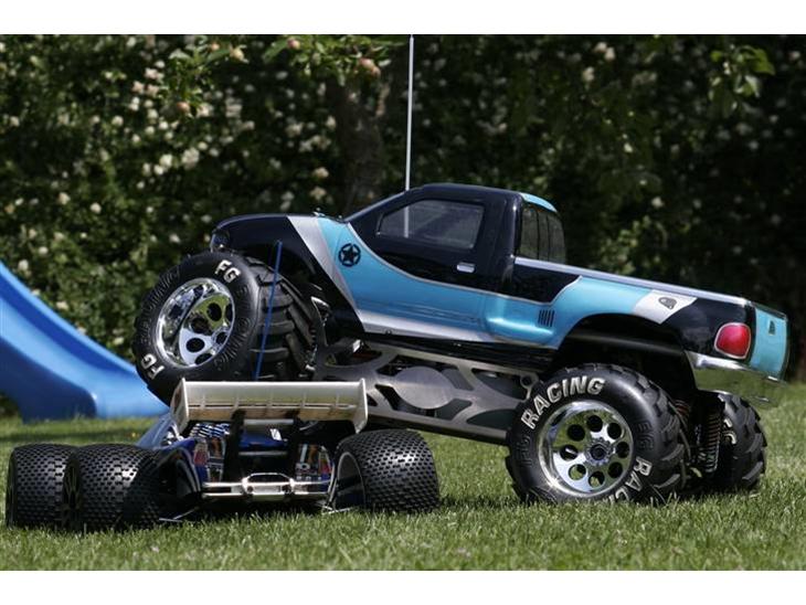 Off-Roader FG MONSTER 1:6 - 2007 - Stor Lækker Brutal, hvad er d...