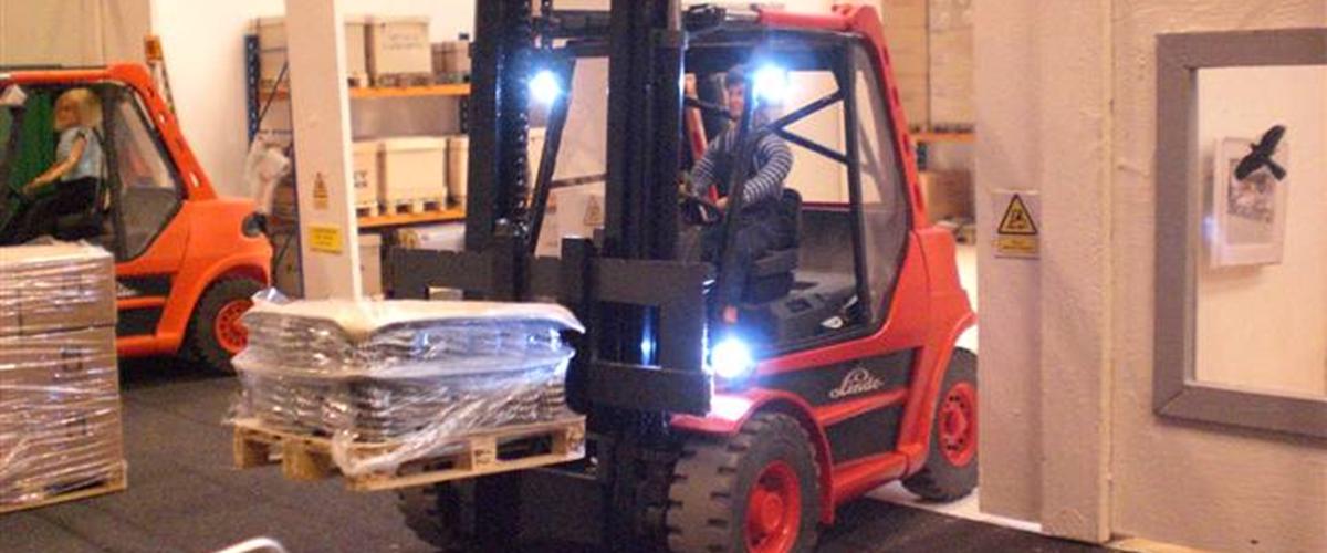 Maskiner | Linde H50 gaffeltruck - - Småting jeg har lavet på den ...