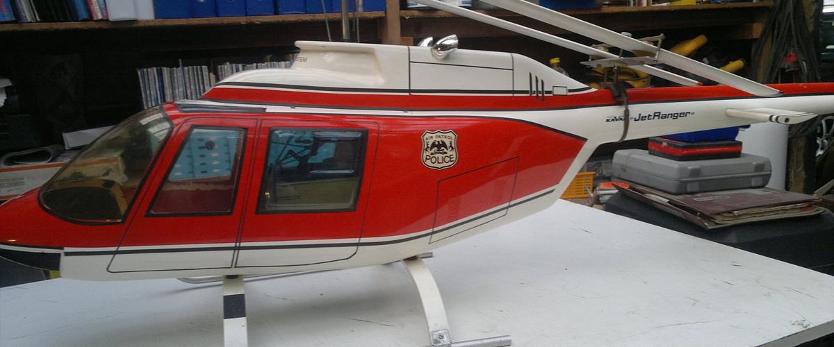 Helikopter Kavan Jet Ranger SOLGT SOLGT - 1973 - bygget som amerikanst ...