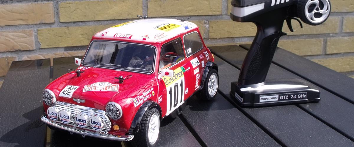 Bil Mini Cooper rally Tamiya M05. - 2012 - Så blev min Mini Cooper endel...